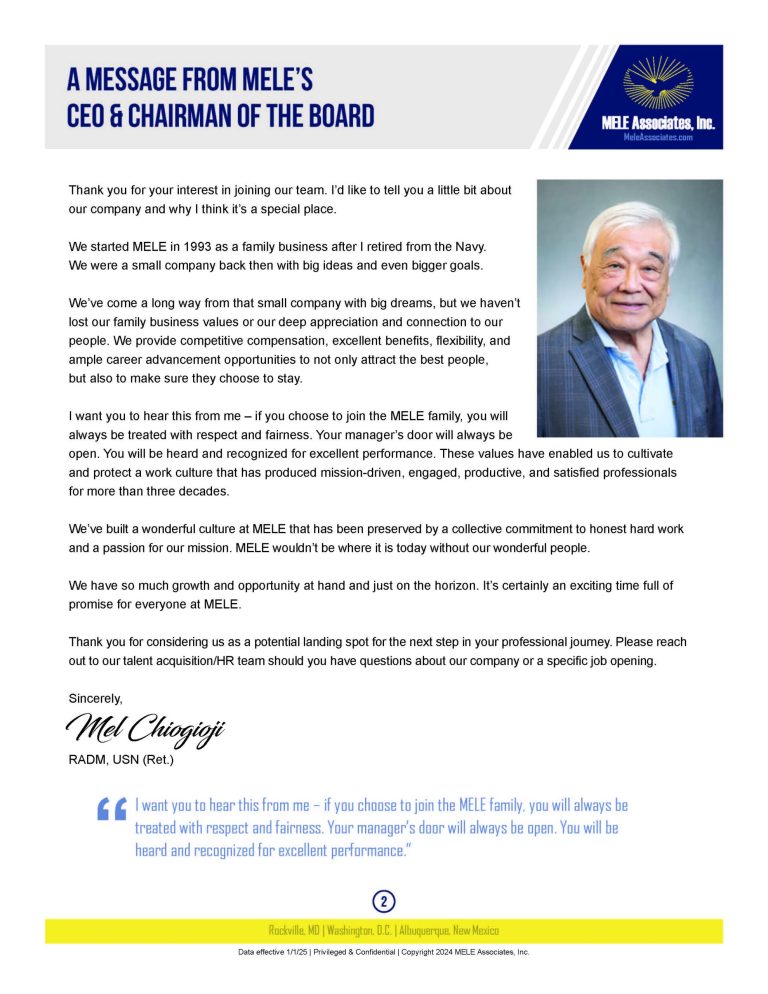 Careers - MELE Associates, Inc.